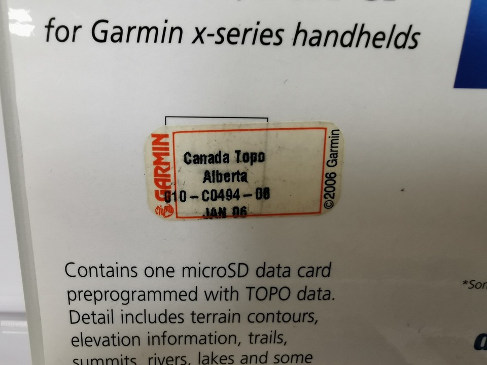 Garmin Compatible Topo Canada V2 Alberta Micro SD Card And Adapter Card ...
