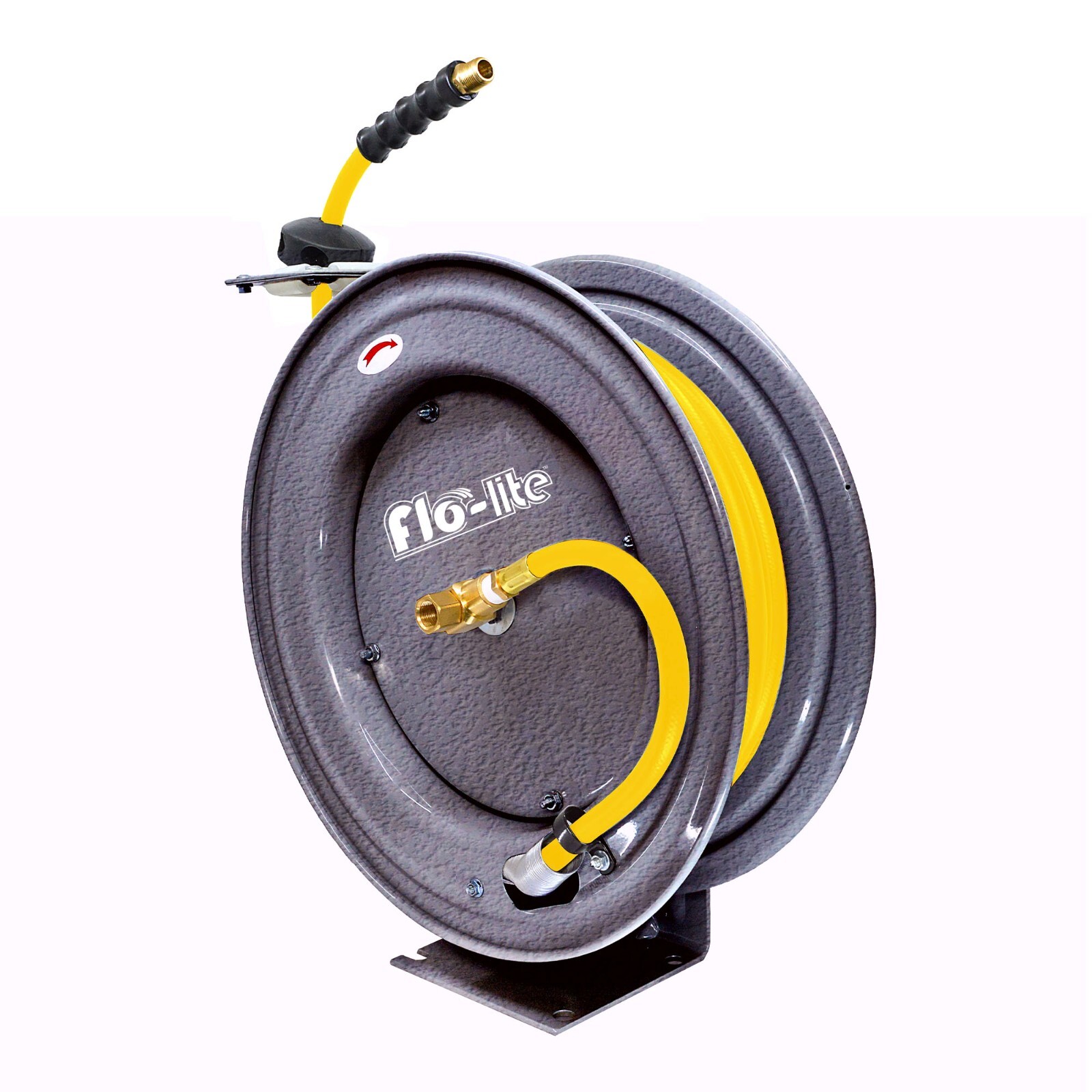 Flo-Lite Hybrid Air Hose Reel 1/2" ' Part #10012281 EX-FLHYR12100 100FT ...
