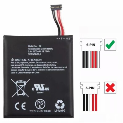New Replacement Battery S2 (6 pins) For Ring Video Doorbell -GB | eBay UK
