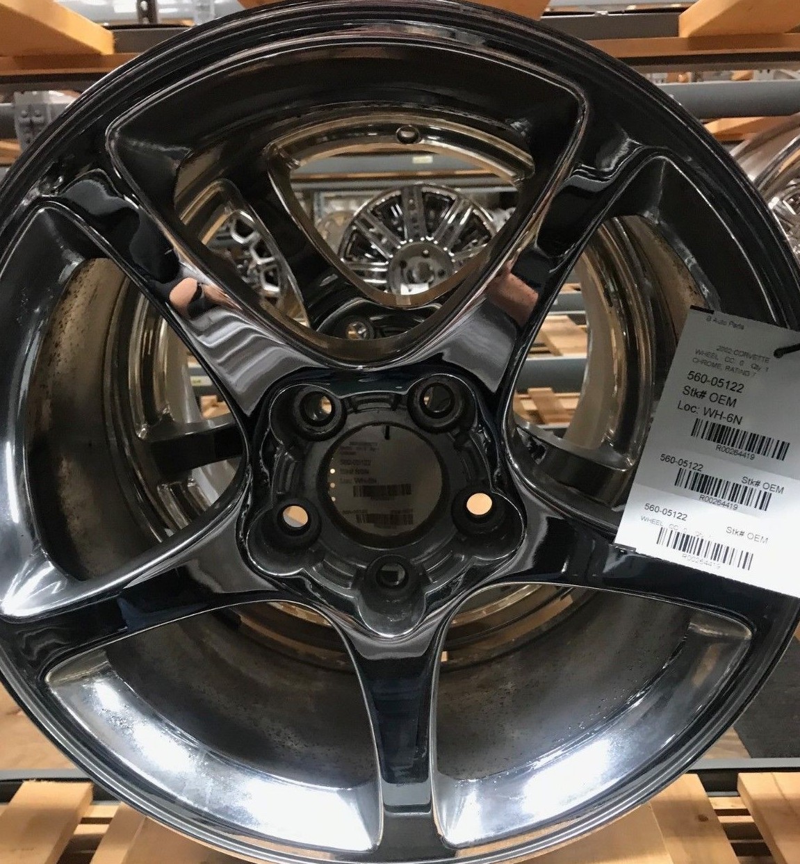 CHEVROLET CORVETTE 2000-2002 Wheel 18x9-1/2 aluminum, (5 spoke ...