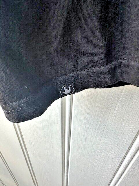 EMP Longline Graphic Eagles & Guitar Print Black Vest/Tank - Size ...