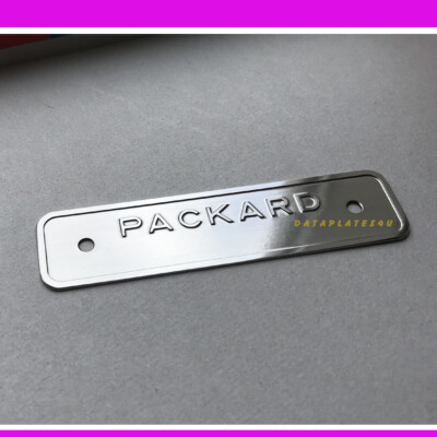 PACKARD DATA TAG CAR TRUCK PLATE | eBay