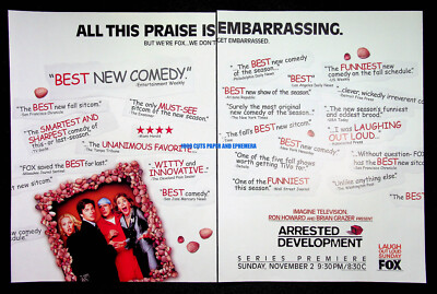 Arrested Development Fox 2003 Trade Print Magazine Ad Poster ADVERT | eBay