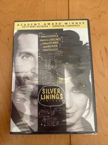Silver Linings Playbook DVD New- JENNIFER LAWRENCE- BRADLEY COOPER ...