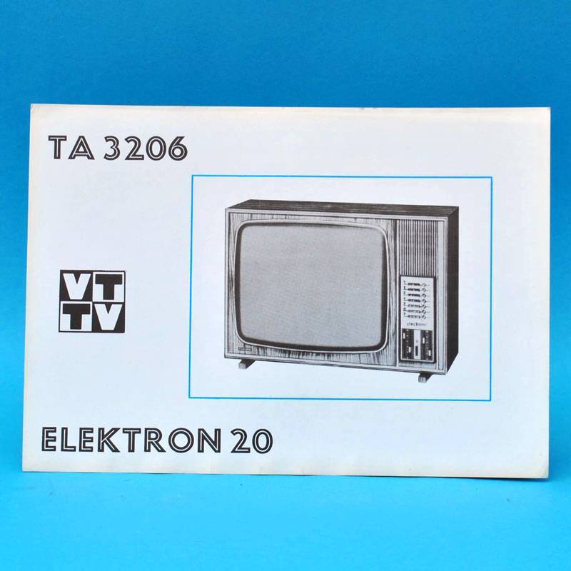 TA 3206 Elektron 20 um 1970 | Prospekt Werbung Videoton Exportgerät ...
