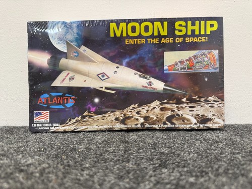 Atlantis 1:96 Scale Moon Ship Enter The Age of Space Model Kit-Made in ...
