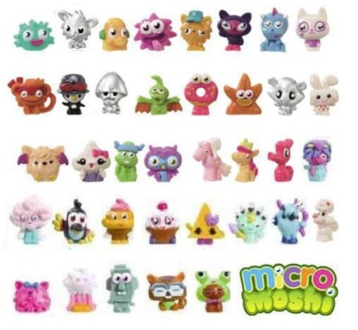 MICRO Moshi Monsters - Squishy, Gold, Silver & Clear Micro Figures ...