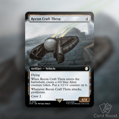 MTG Magic Recon Craft Theta 0436 Extended Art Universes Beyond: Fallout ...