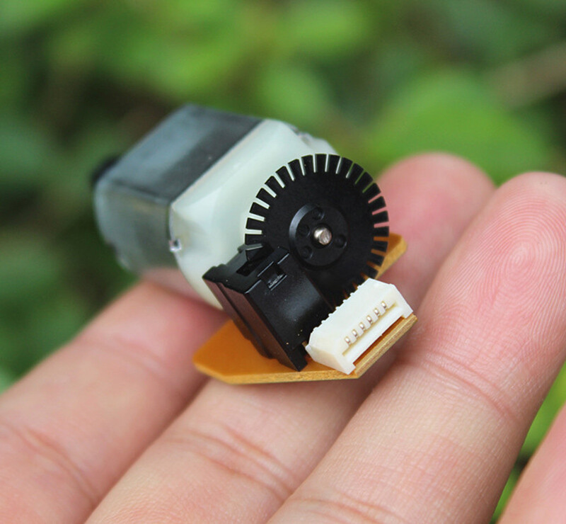 Mabuchi FC130 Motor AB Phase Pulse Speed Encoder Motor Code Disk Worm ...