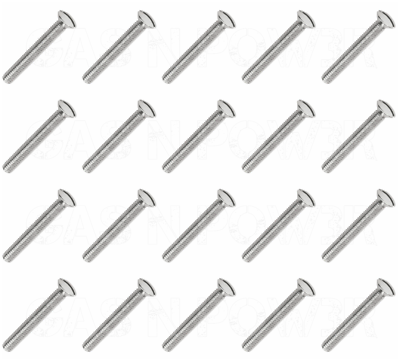 M3.5mm x 75mm LONG ELECTRICAL MACHINE SCREWS LIGHT SWITCH PLUG SOCKET ...