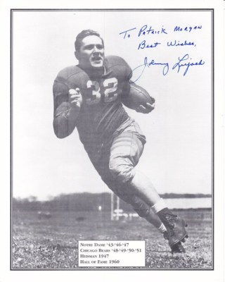 JOHNNY LUJACK Signed Autographed 8x10 NOTRE DAME Photograph - To ...