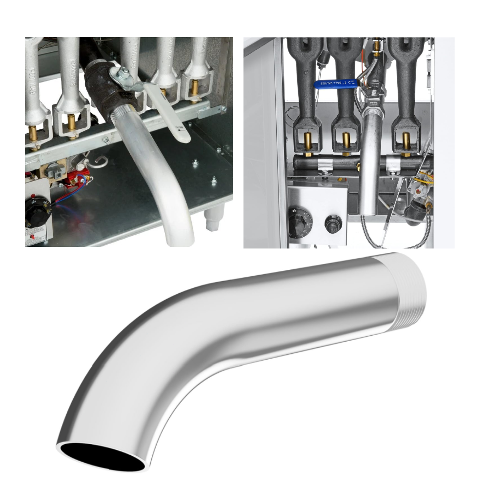 Pitco A2510101 1 25 Curved Out Drain Fitting