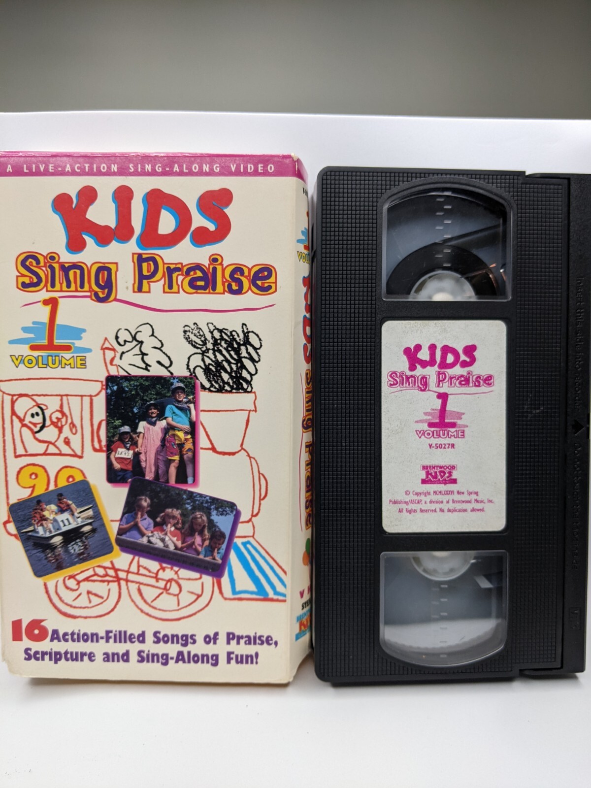 VHS Kids Sing Praise Volume 1 Live Action singalong video 16 songs ...