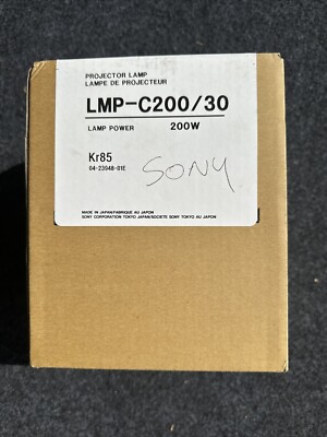 Sony LMP-C200/30 Ersatzlampe Beamer Projector Lamp Box New | eBay