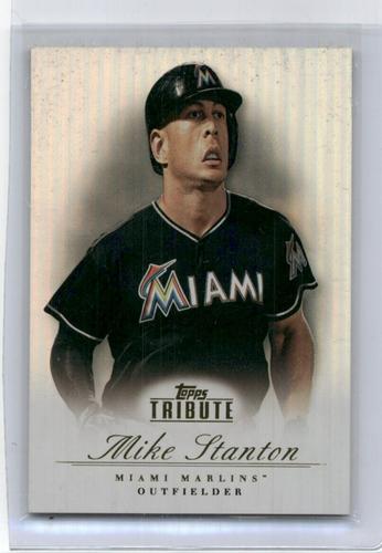 MIKE STANTON 2012 TOPPS TRIBUTE COLLECTION MARLINS K3 | eBay