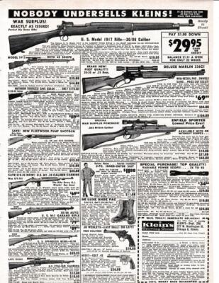 Original 1962 Klein's Gun Print-Ad / JFK Kennedy Gun Ad-Carcano TS ...