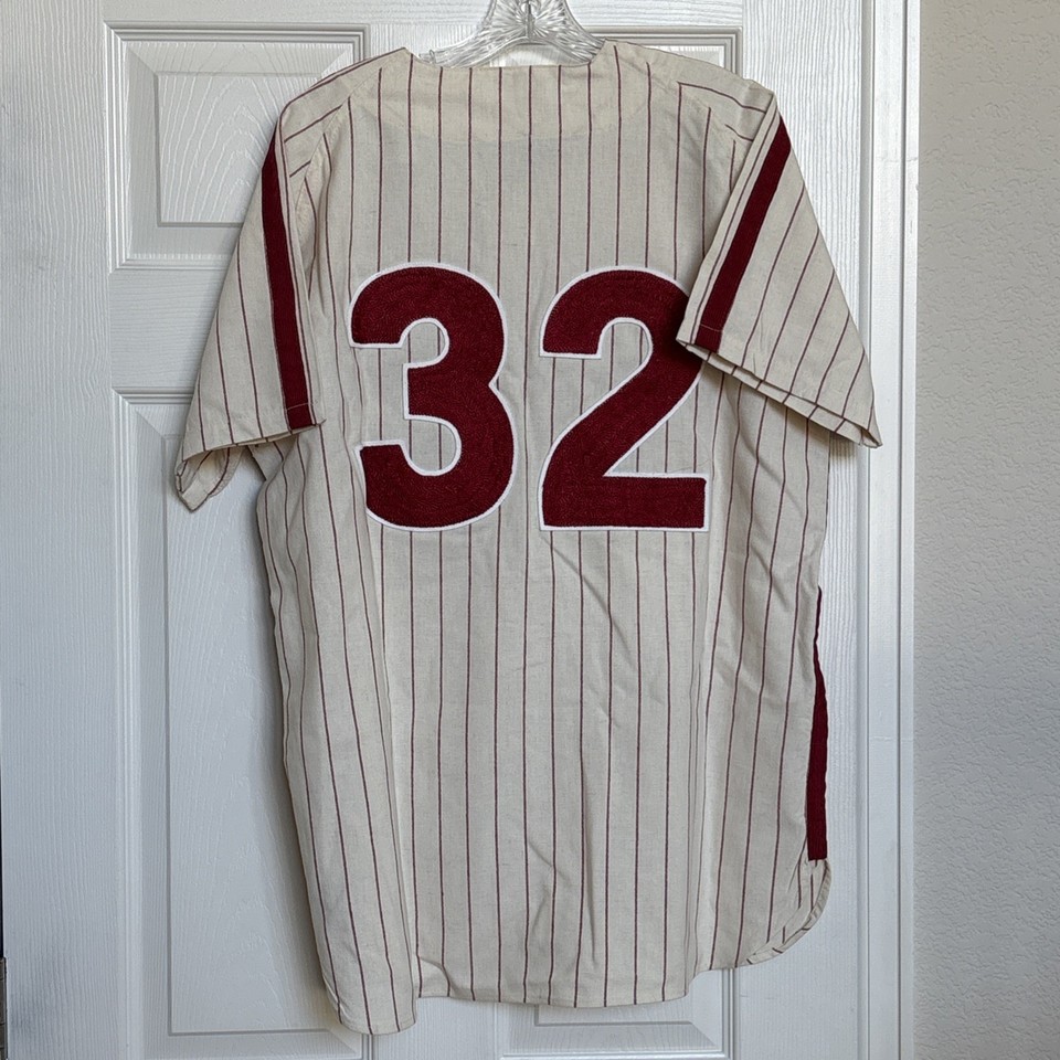 Steve Carlton Autographed HOF 94 MLB Phillies Mitchell Ness Jersey Size ...