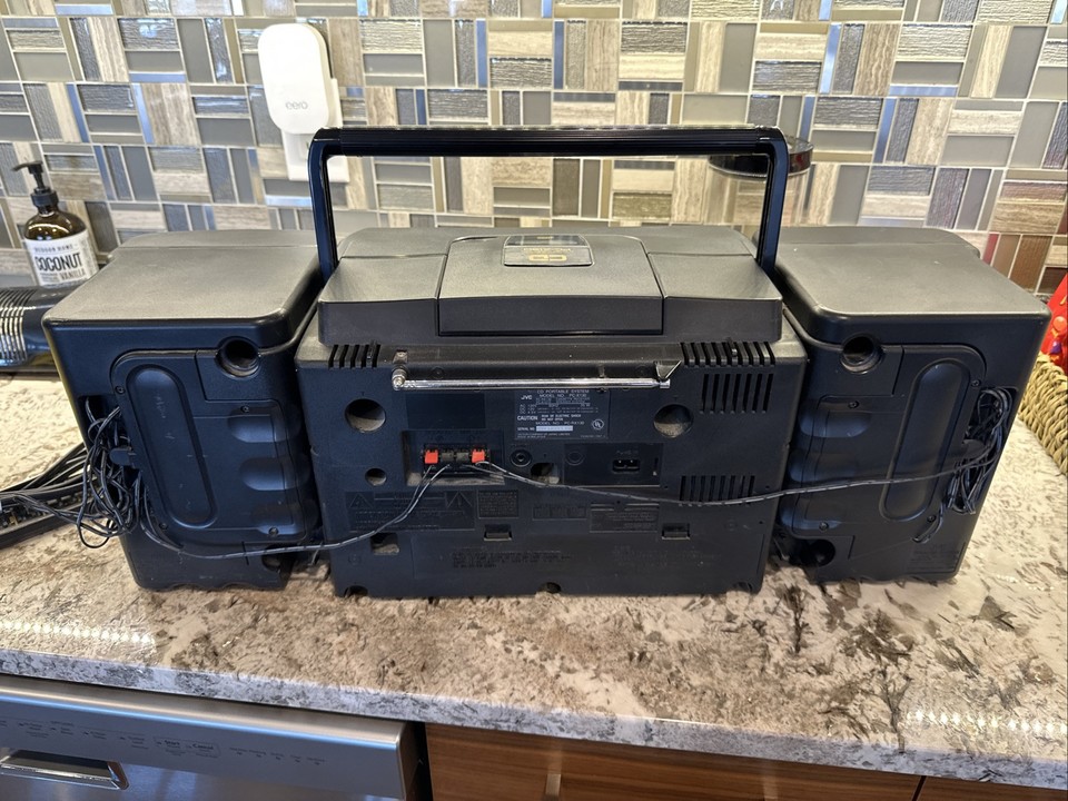 JVC PC-X130 Vintage Boombox CD Cassette Player,AM/FM /Remote, Tested ...
