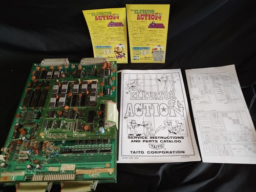 ELEVATOR ACTION TAITO SNK JAMMA Arcade Game PCB system Board set ...