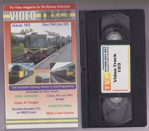 Video Track VHS Video Tapes - Various titles 9 to 107 ~ Railway Video ...
