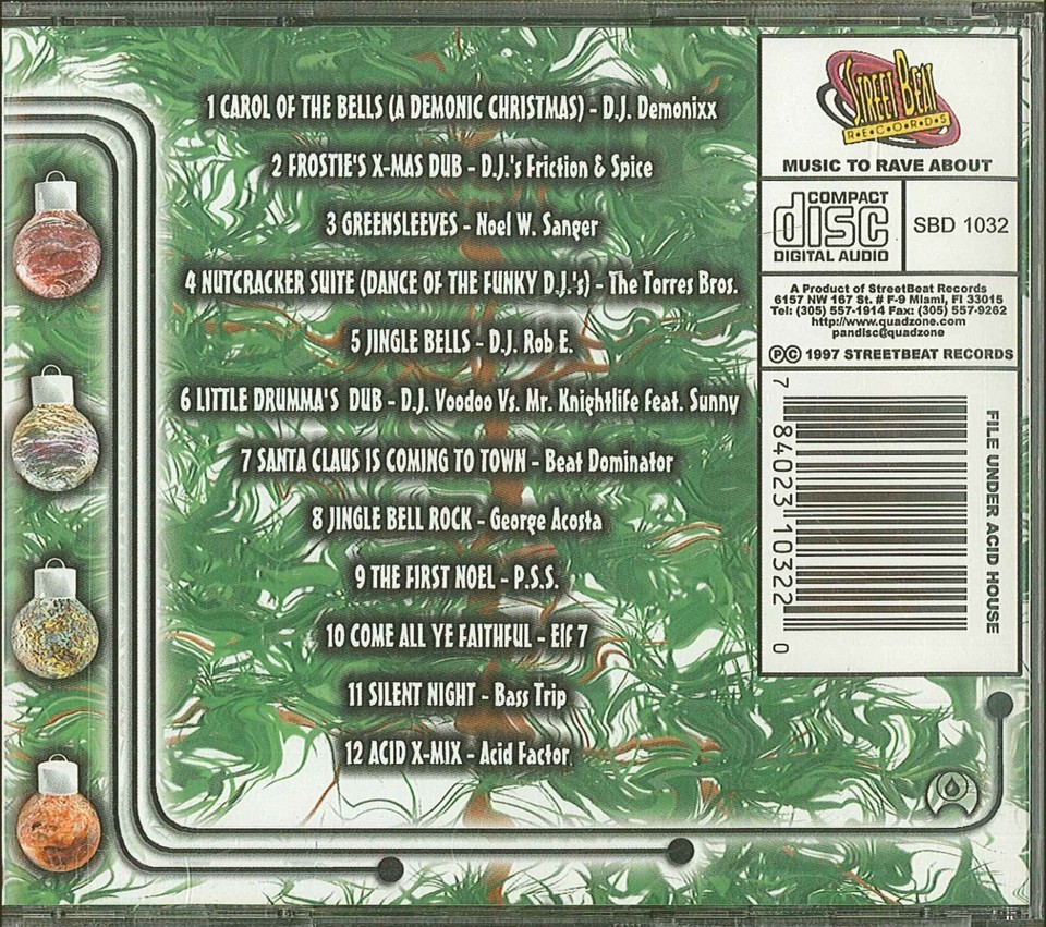Various Artists - Acid X-Mas - Holiday CD - Very Good Condition ...