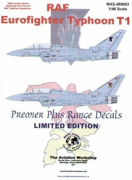 Model Alliance 1 48 Scale Decals - RAF Eurofighter Typhoon T1 for sale ...