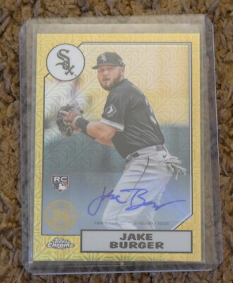 2022 Topps Series 1 Jake Burger Auto Autograph Silver Pack Mojo /299 ...