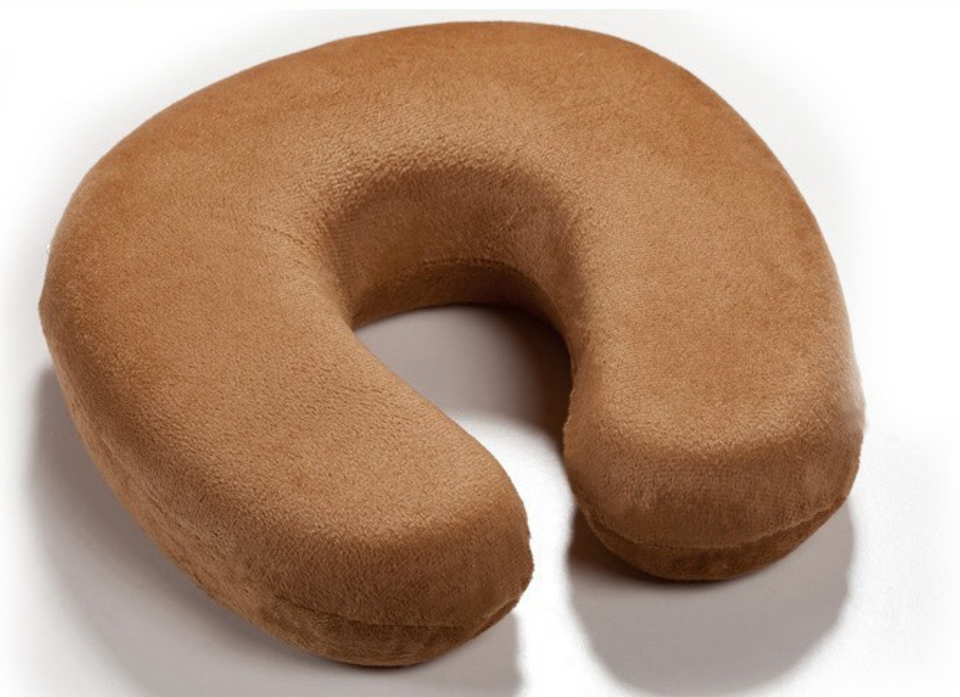 U Memory Foam Neck Support Pillow Cushion for Travelling Travel ...