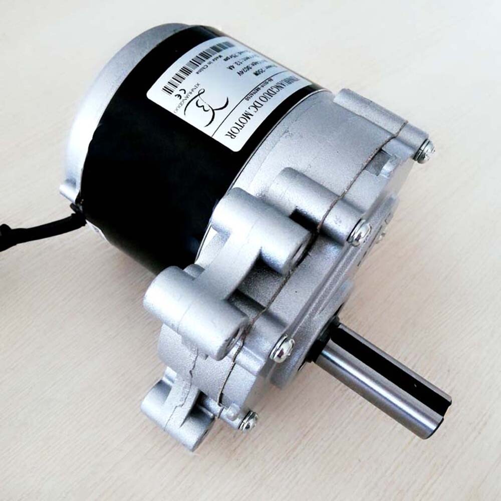 250w 24v 75rpm 120rpm or 180rpm wheel chair used DC gear brushed motor ...