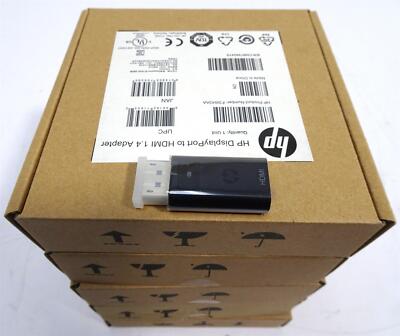 Lot 5 HP DisplayPort to HDMI 1.4 Adapter F3W43AA - NEW | eBay