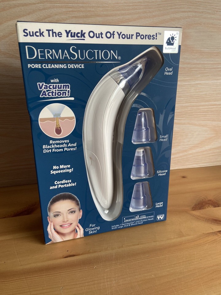 BulbHead DermaSuction Derma Suction Pore Cleaning Device With Vacuum ...