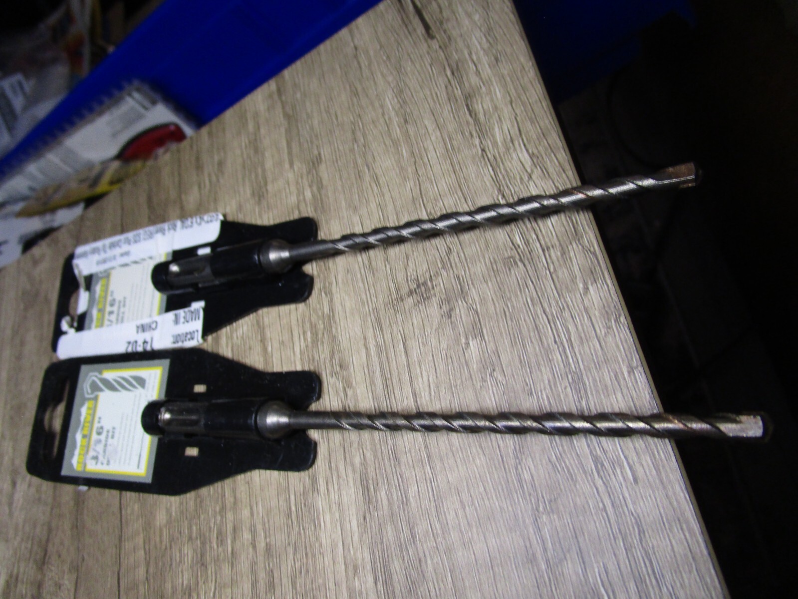 (2) 5/32" x 4" x 6"OAL Rock River® SDS Plus Carbide Tip Rotary Hammer ...