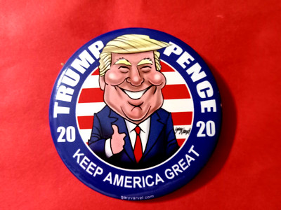 2020 Trump/Pence 3" / "Keep America Great" Presidential Campaign Button ...