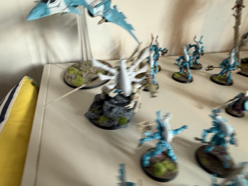 Warhammer 40K Eldar/Aeldari Wraith Army Painted | eBay UK