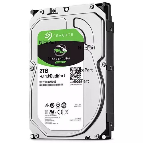 Compatible Seagate BarraCuda Hard Drive ST2000DM005 2TB SATA 6Gb/s ...