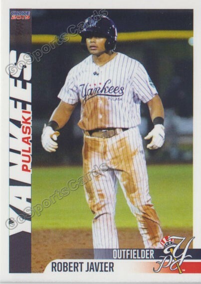 2019 Pulaski Yankees Robert Javier RC Rookie New York | eBay