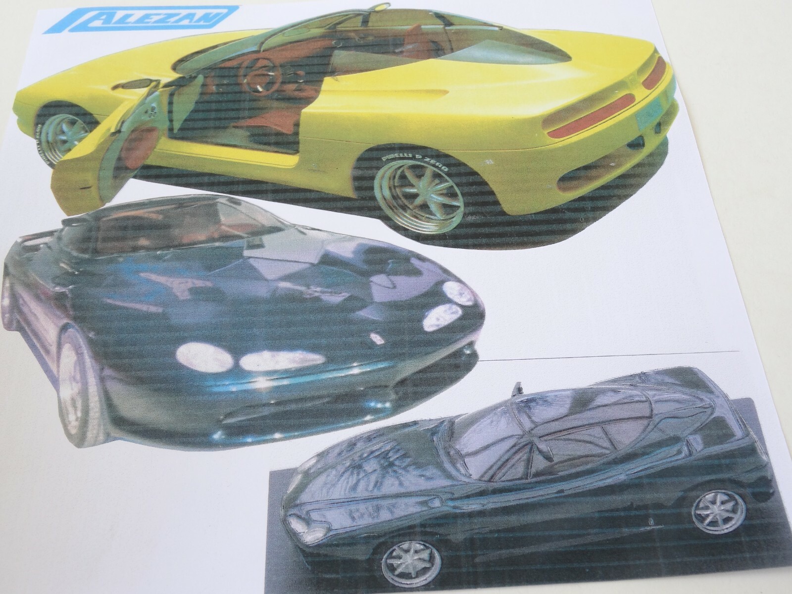 ALEZAN MODELS . KIT 1/43 . OPEL LOTUS CHRONOS . PININFARINA 1991 . VERT ...