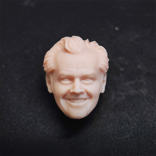 1/12 Scale Shining Smile Jack Nicholson Head Sculpt Unpainted Fit 6" ML ...