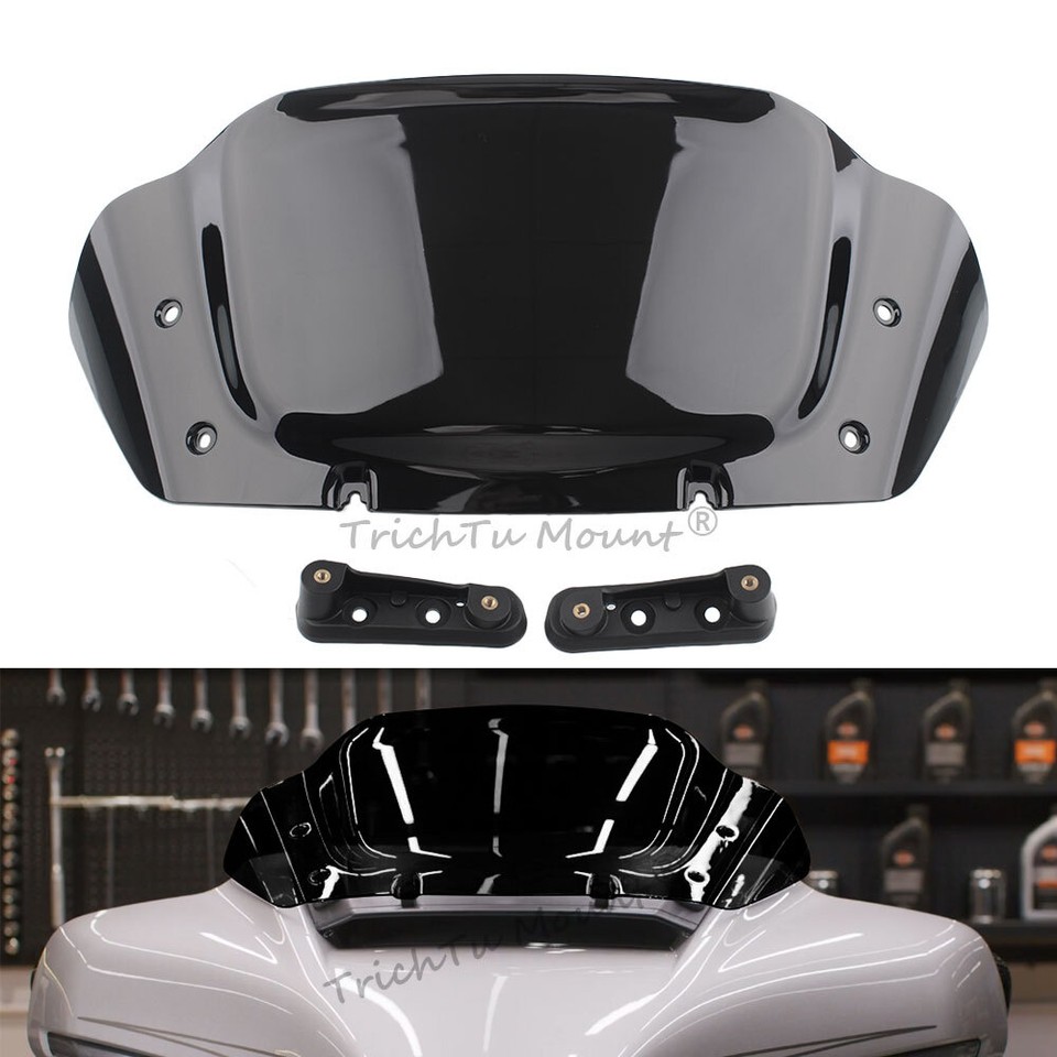 7"/10" Windshield Windscreen Fit For Harley CVO Street Glide FLHXSE ...