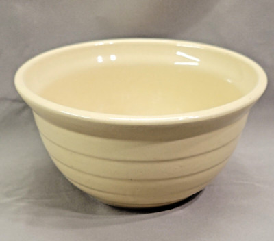 Pottery Bowl - 8-1/4" Diameter, 4-1/4" Tall - Light Yellow - Yellow ...