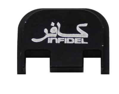 Infidel Engraved Slide Back Plate Aluminum Made USA for Glock G43 | eBay