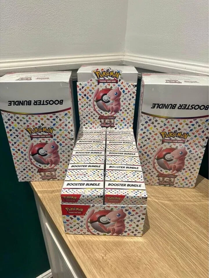 Pokemon 151 Booster Bundle Display Case - 10x Booster Bundles - NEW ...