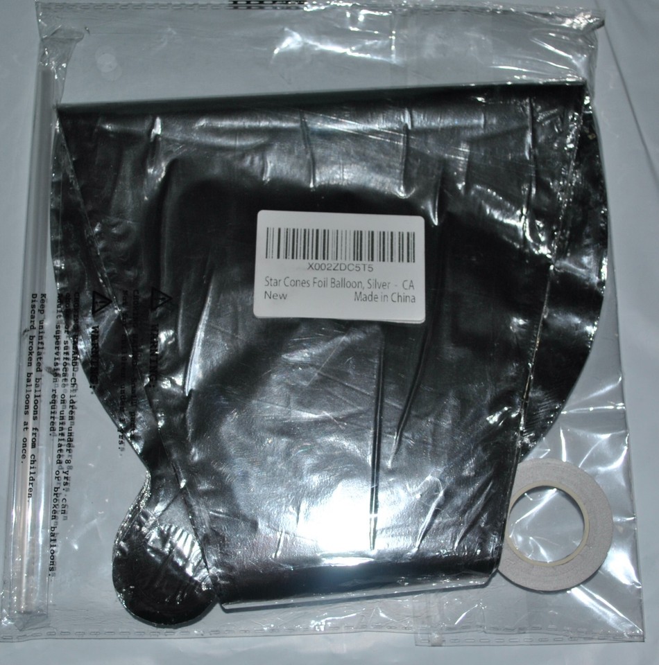 KatchOn, Silver Star Balloons Metallic - 26 Inch, 50 Pieces Silver ...