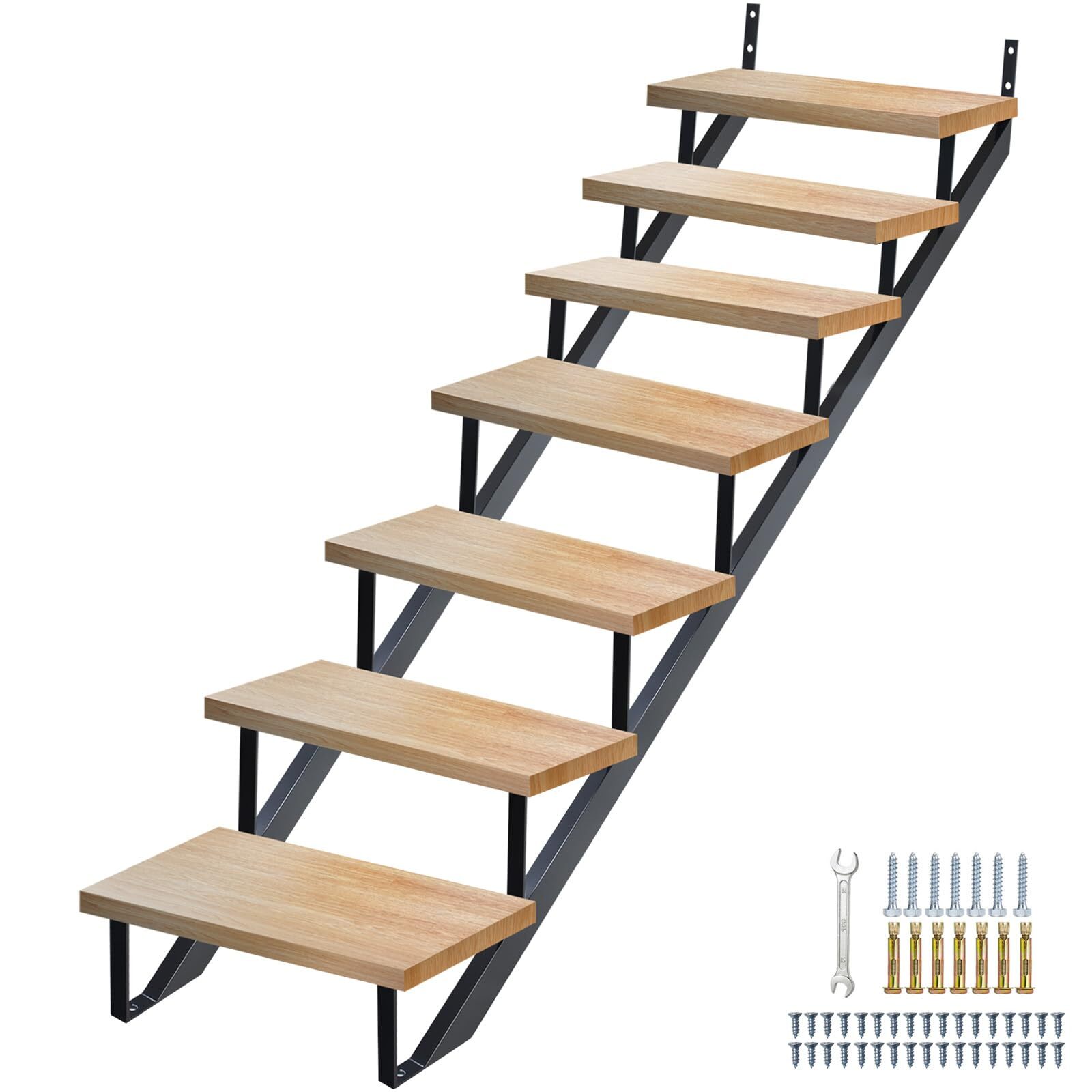 Steel Stair Stringer 7 Step Metal Stair Stringers For Deck Height 57 ...
