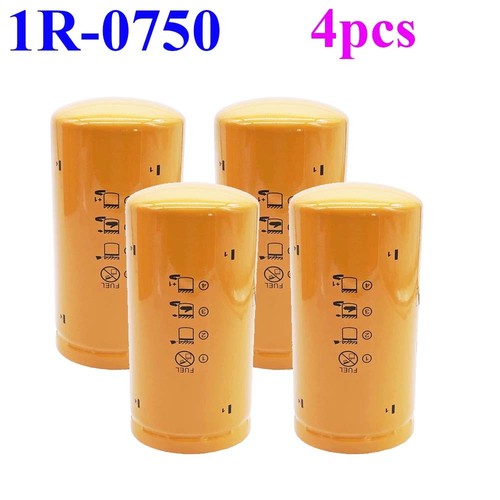 NEW 4 PACK Fuel Filter 1R-0750 1R0750 For Caterpillar Duramax sealed | eBay