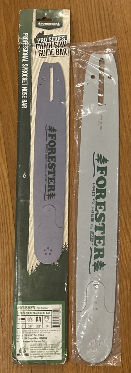 Forester HV245084W Pro Series Chain Saw Bar 18" 3/8 .058 68DL Sprocket ...