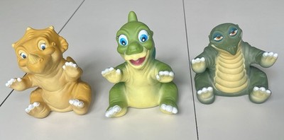 1988 Land Before Time; Cera, Spike, Ducky, Pizza Hut Hand Puppet ...