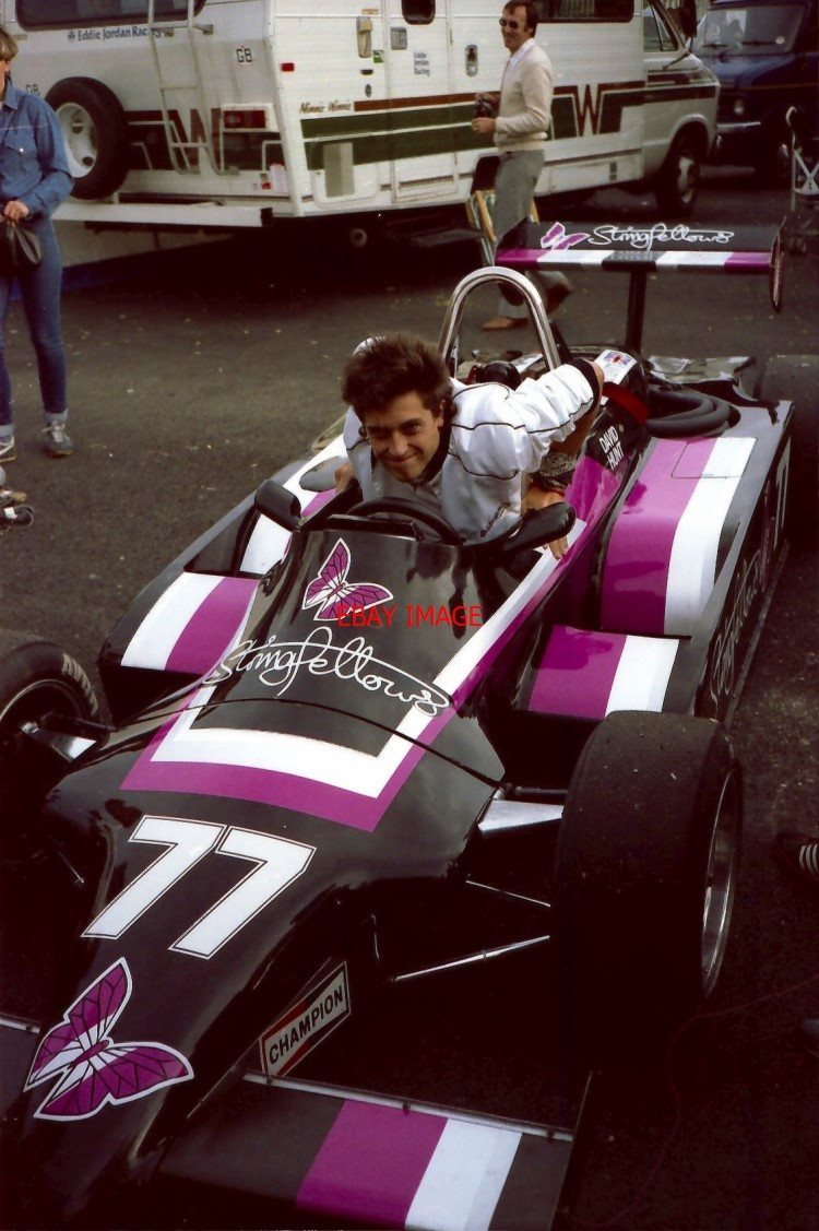 PHOTO EDDIE JORDAN RACING F3 RALT-TOYOTA NOVAMOTOR RT3E/83 SILVERSTONE ...