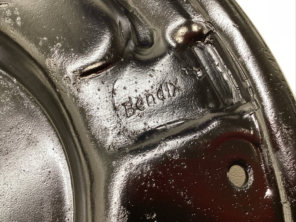 1957 FORD THUNDERBIRD 9" REAR DIFFERENTIAL 11" DRUM BRAKE BACKING PLATE ...