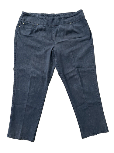 Women's Denim Jean Long Pants Plus Size 22W Stretch Ruby Rd. Pull On | eBay